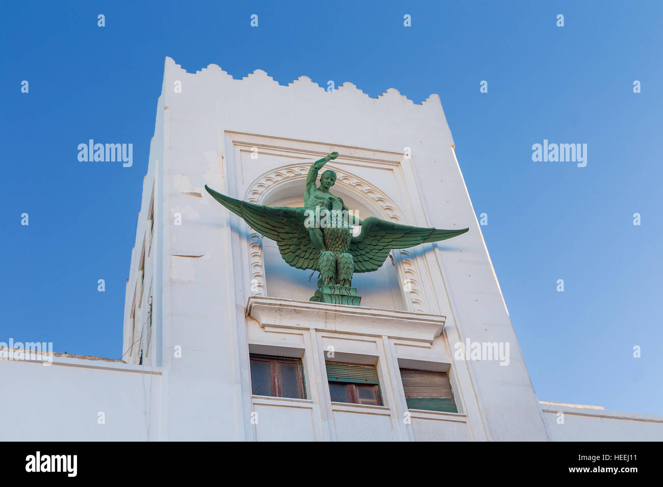 Spanish colonial architecture, Tetouan, Morocco Stock Photo - Alamy