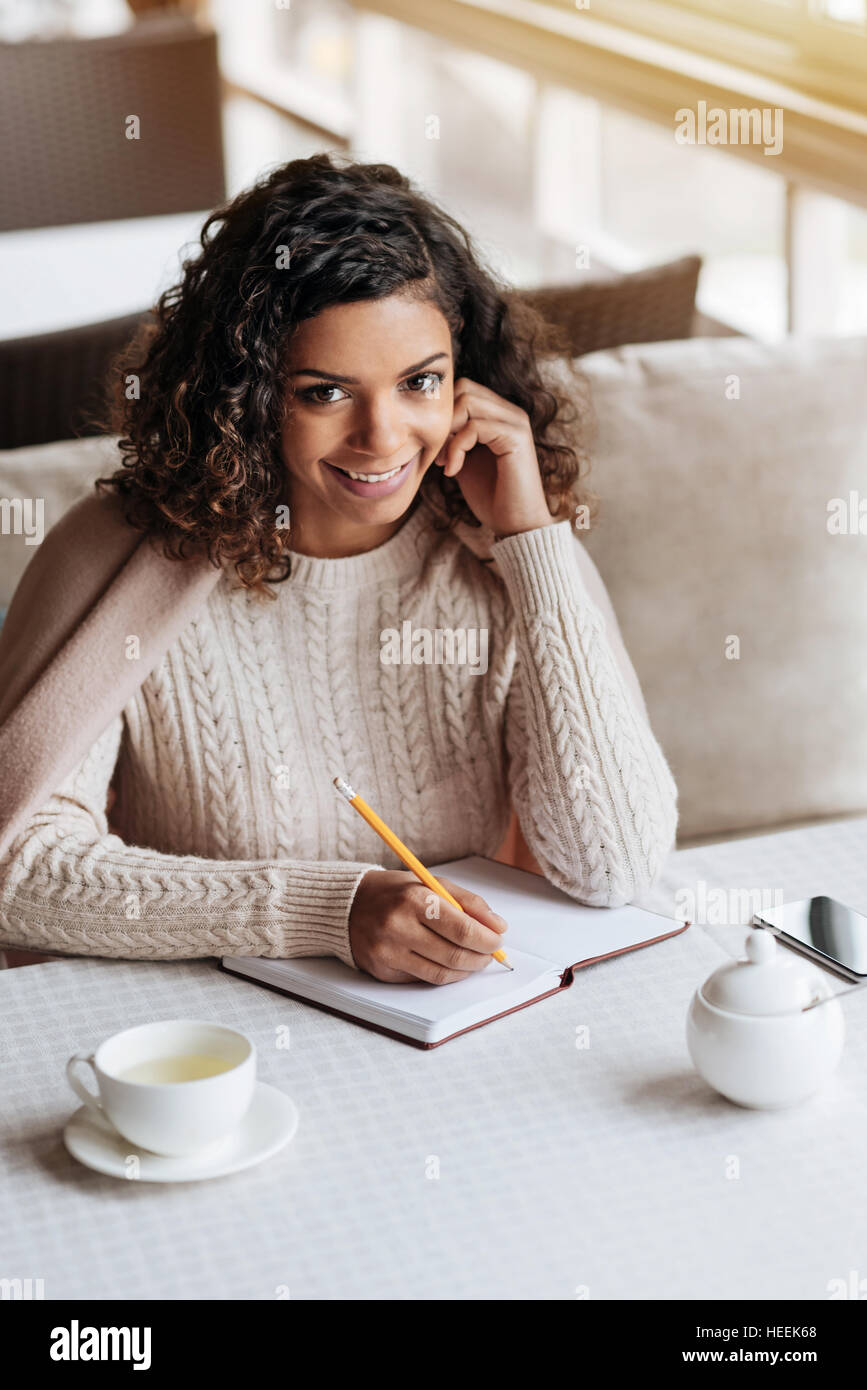 African american woman making notes hi-res stock photography and images ...