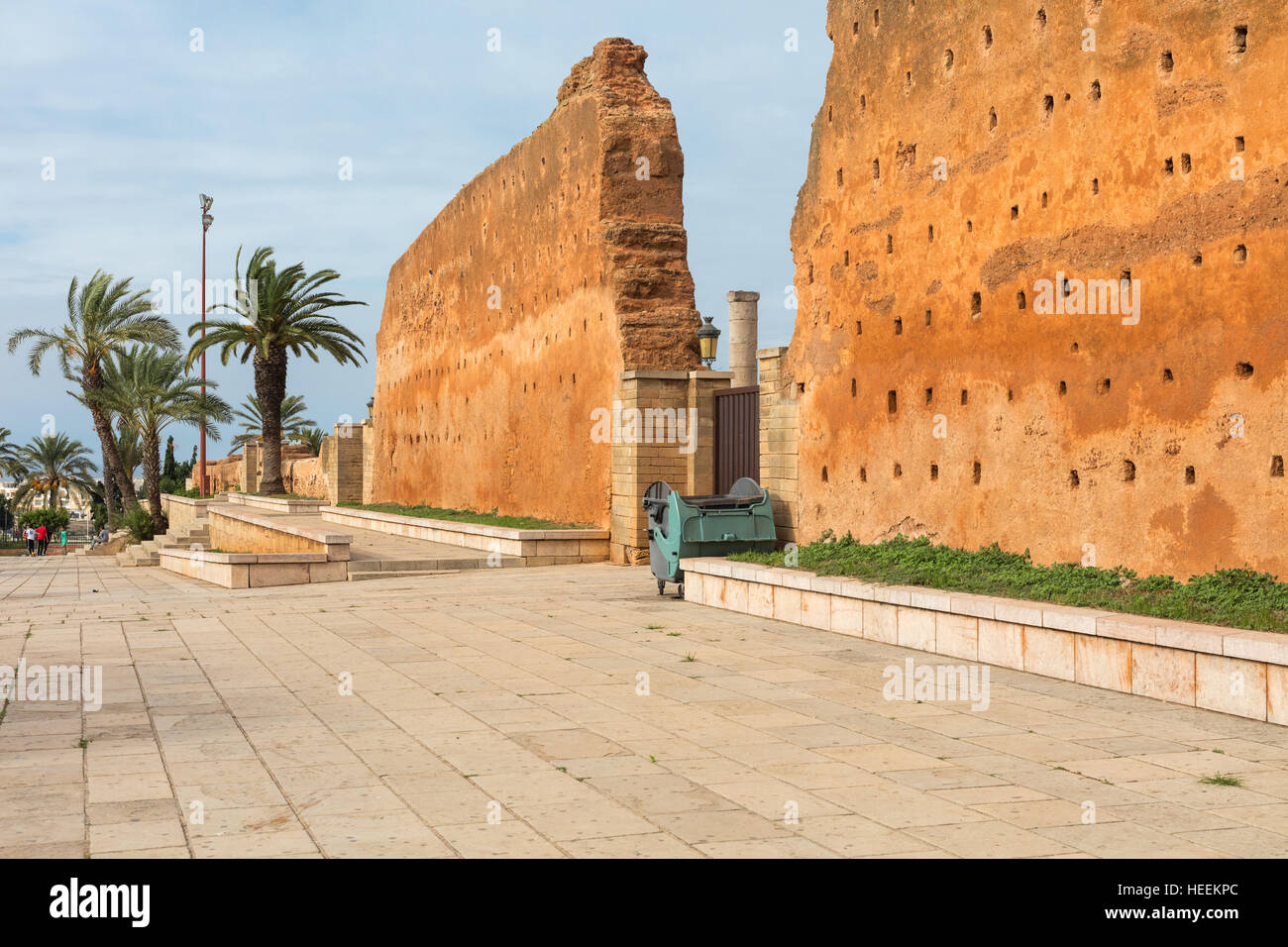 Medieval wall near Hassan tower, Rabat, Morocco Stock Photo - Alamy