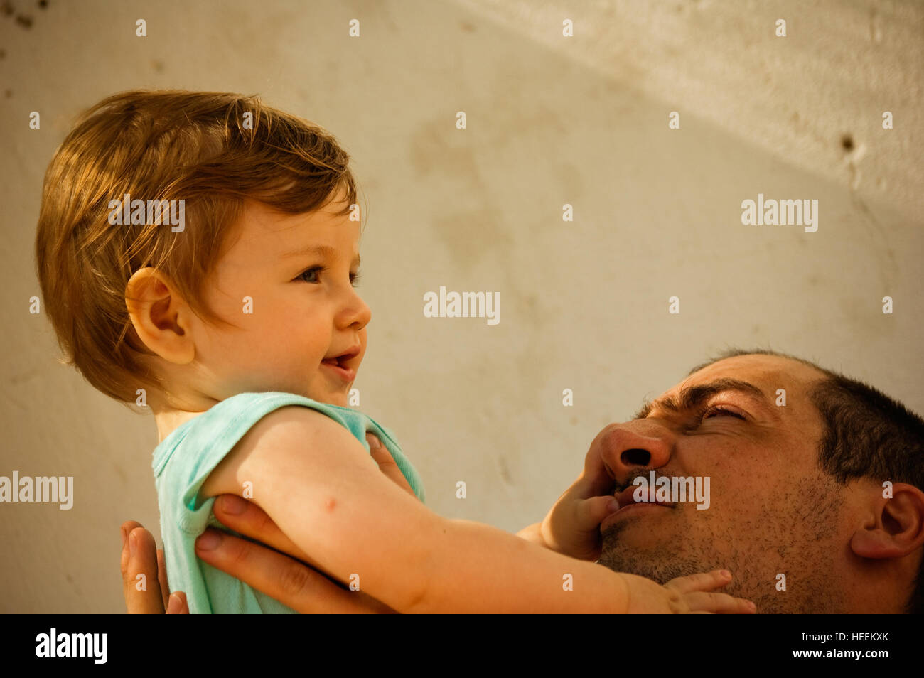happy son, happy dady Stock Photo - Alamy