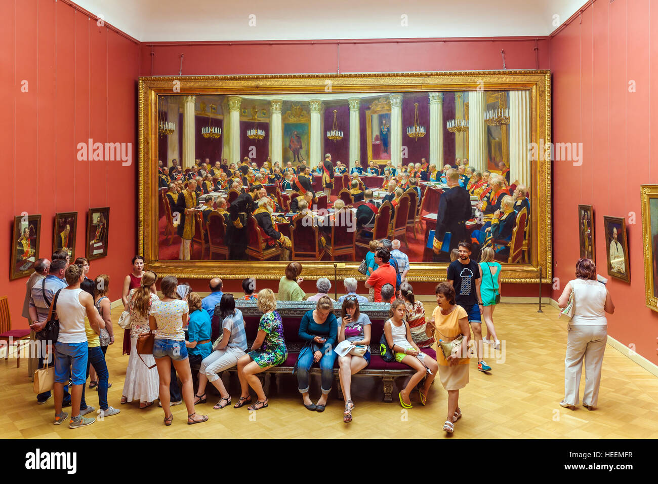 Russian museum petersburg repin hi-res stock photography and images - Alamy