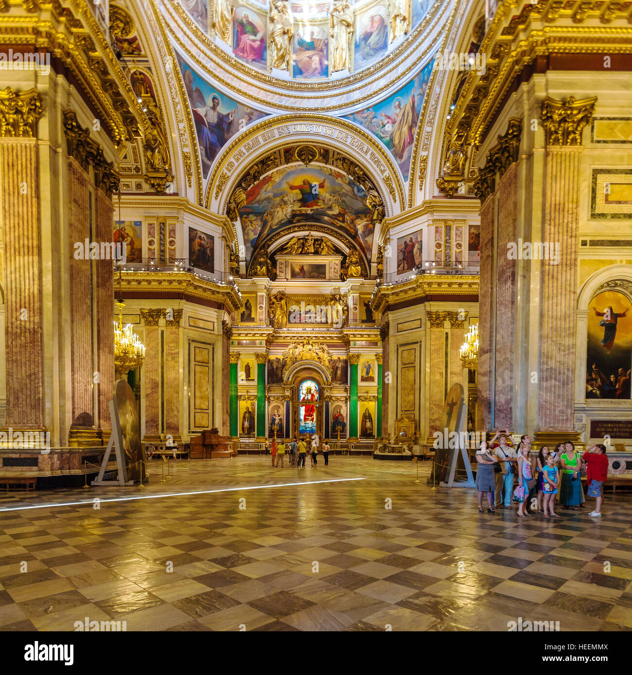 Russia st petersburg st isaac cathedral iconostasis hi-res stock ...