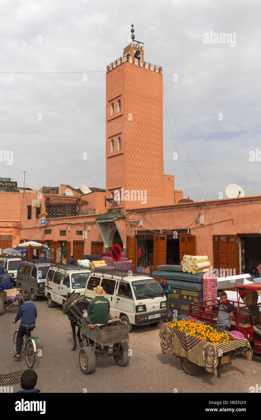 Marrakech morocco old mosque hi-res stock photography and images - Alamy