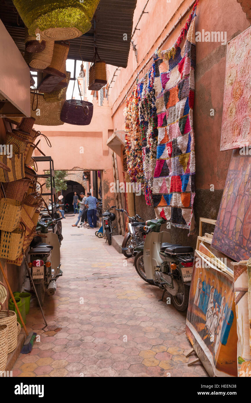 Medina, old town, Marrakech, Morocco Stock Photo - Alamy