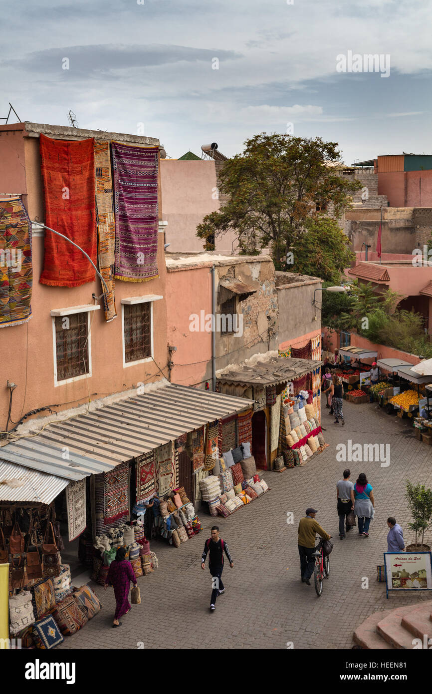 Medina, old town, Marrakech, Morocco Stock Photo - Alamy