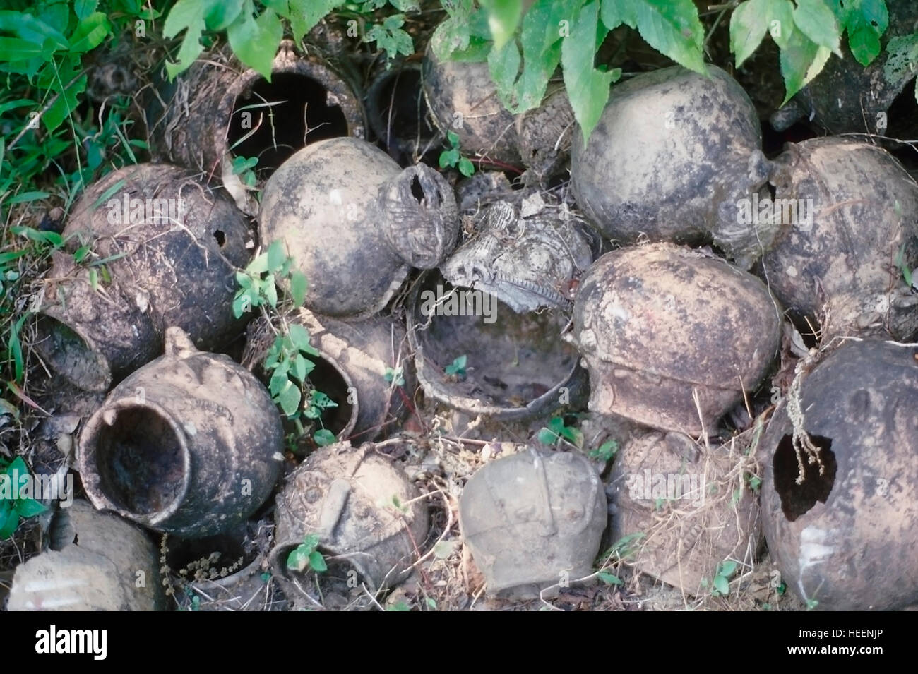 Terracotta offerings to the deities in the sacred groves of Karnataka ...