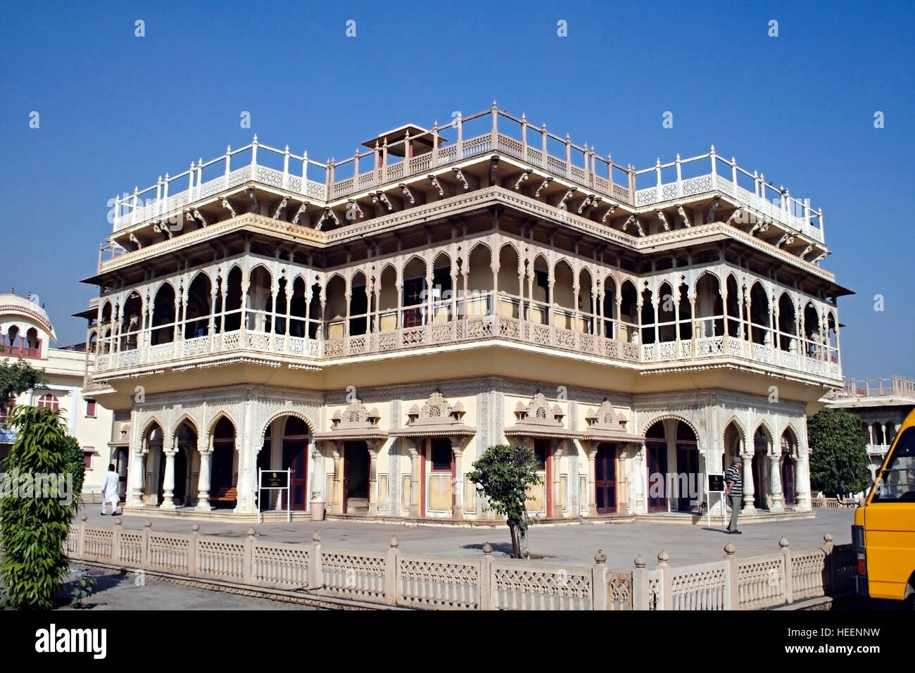 Mubarak Mahal, City Palace, Jaipur, Rajasthan, India The main palace is ...
