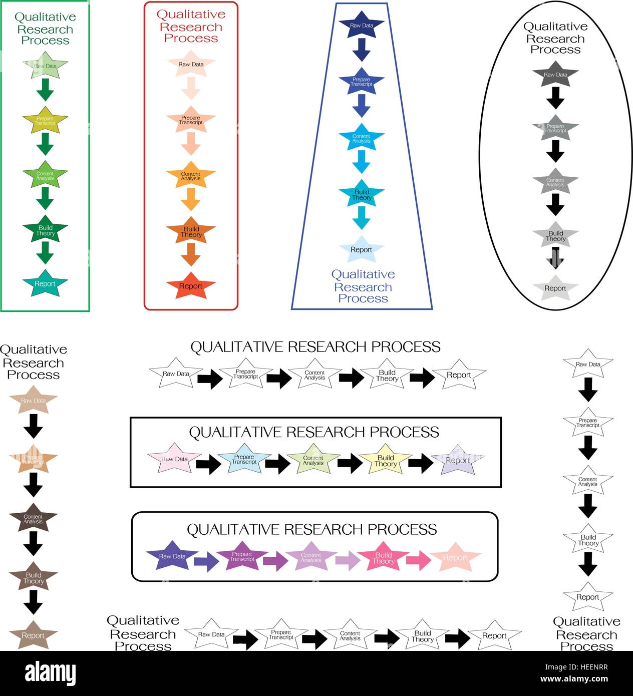 Qualitative research vector vectors hi-res stock photography and images ...