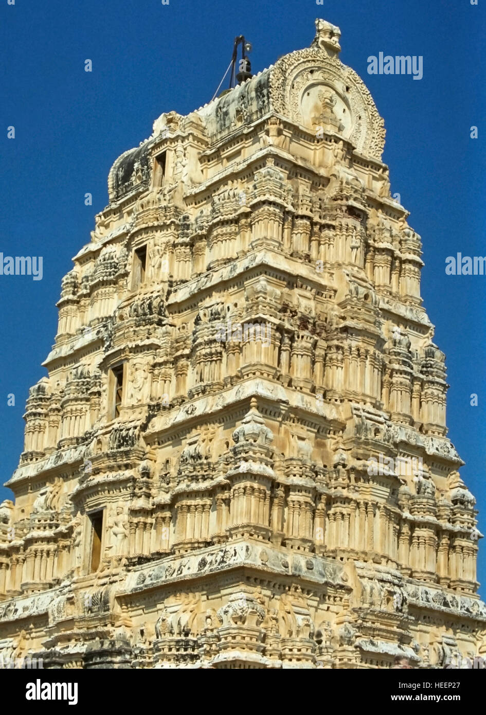 Hindu temple gopuram top in hi-res stock photography and images - Alamy