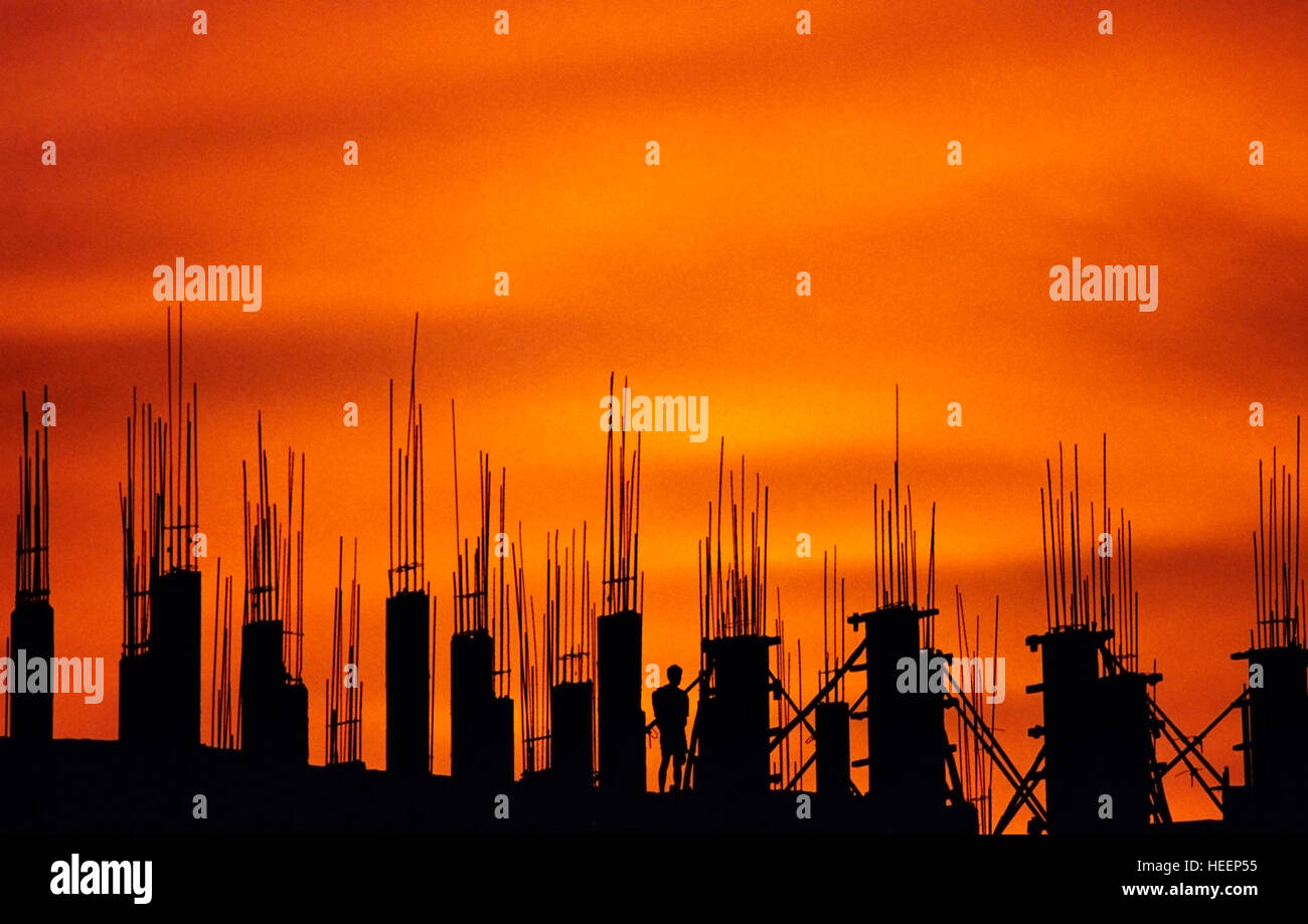 Construction on a sunset hi-res stock photography and images - Alamy