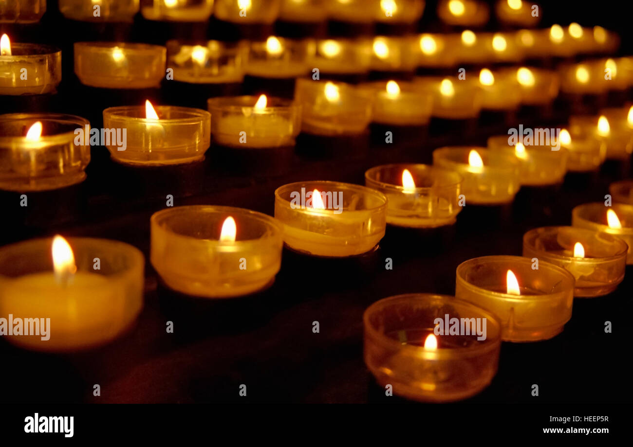 Line of glass wax lamps Stock Photo - Alamy
