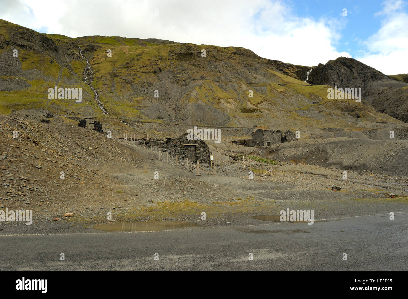 Old Lead Mine, Cwmystwyth Stock Photo - Alamy