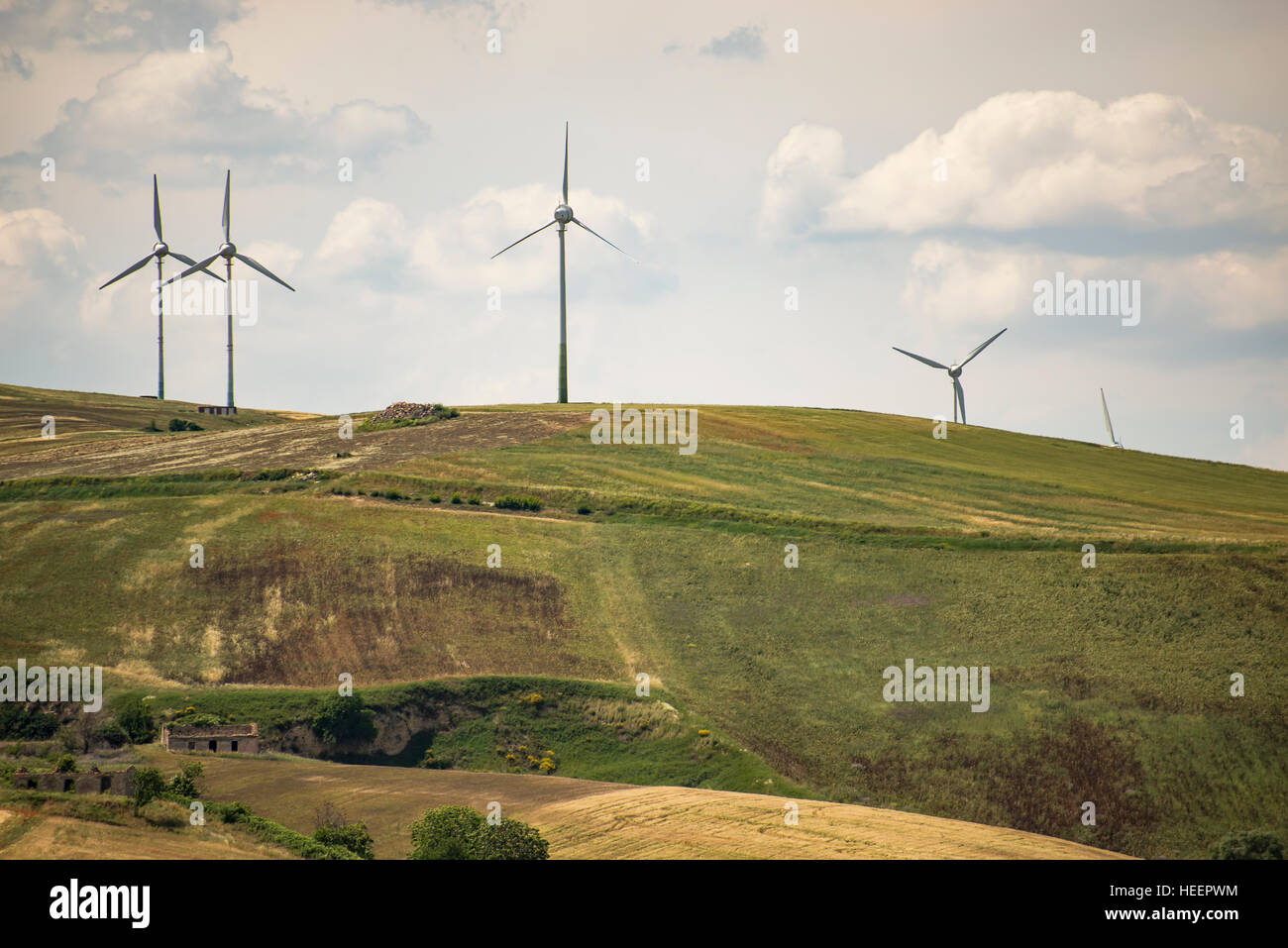 Air wind turbines Stock Photo - Alamy