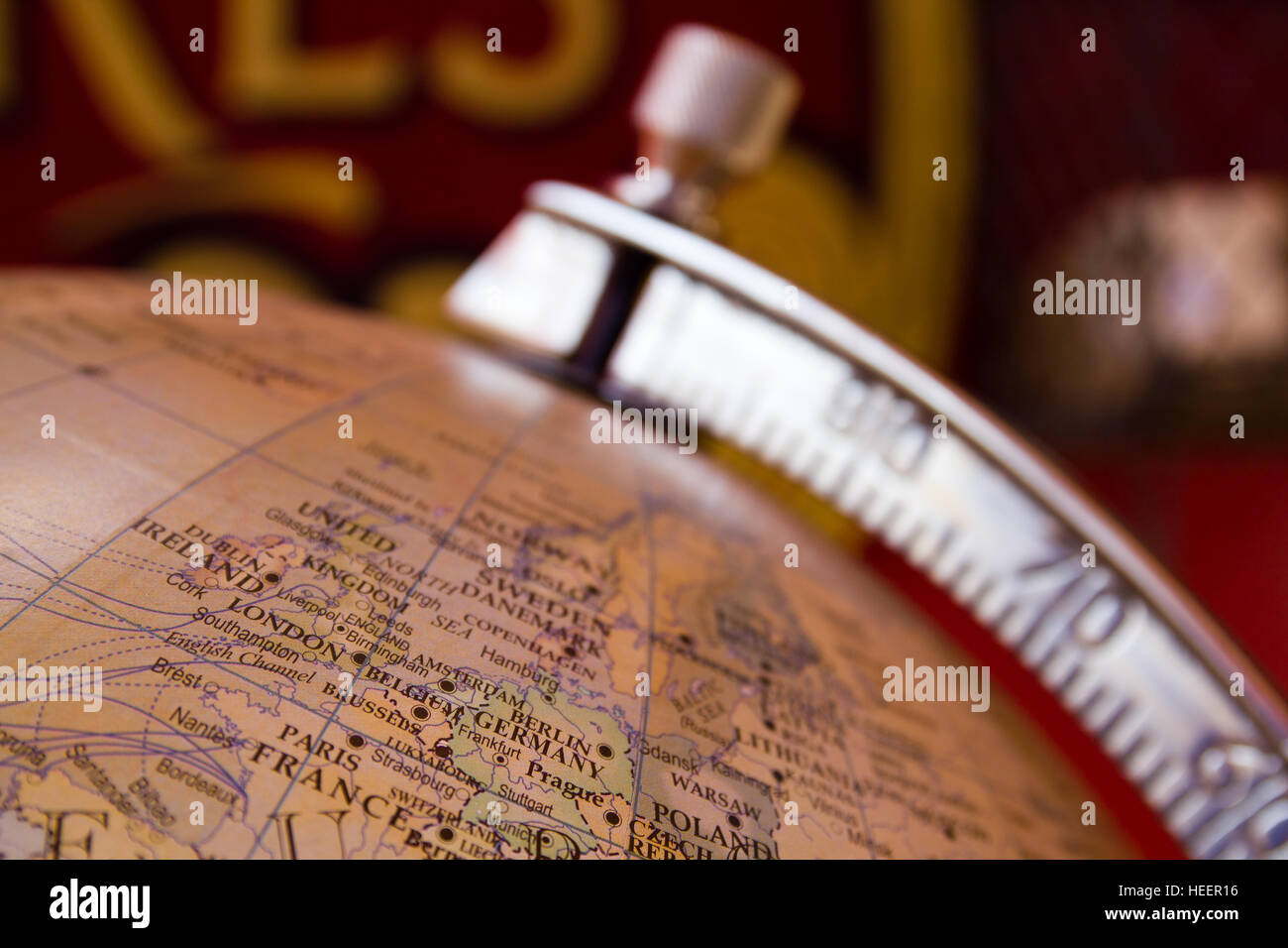 Globe displaying Europe Stock Photo - Alamy Globe displaying Europe Stock Photo - Alamy