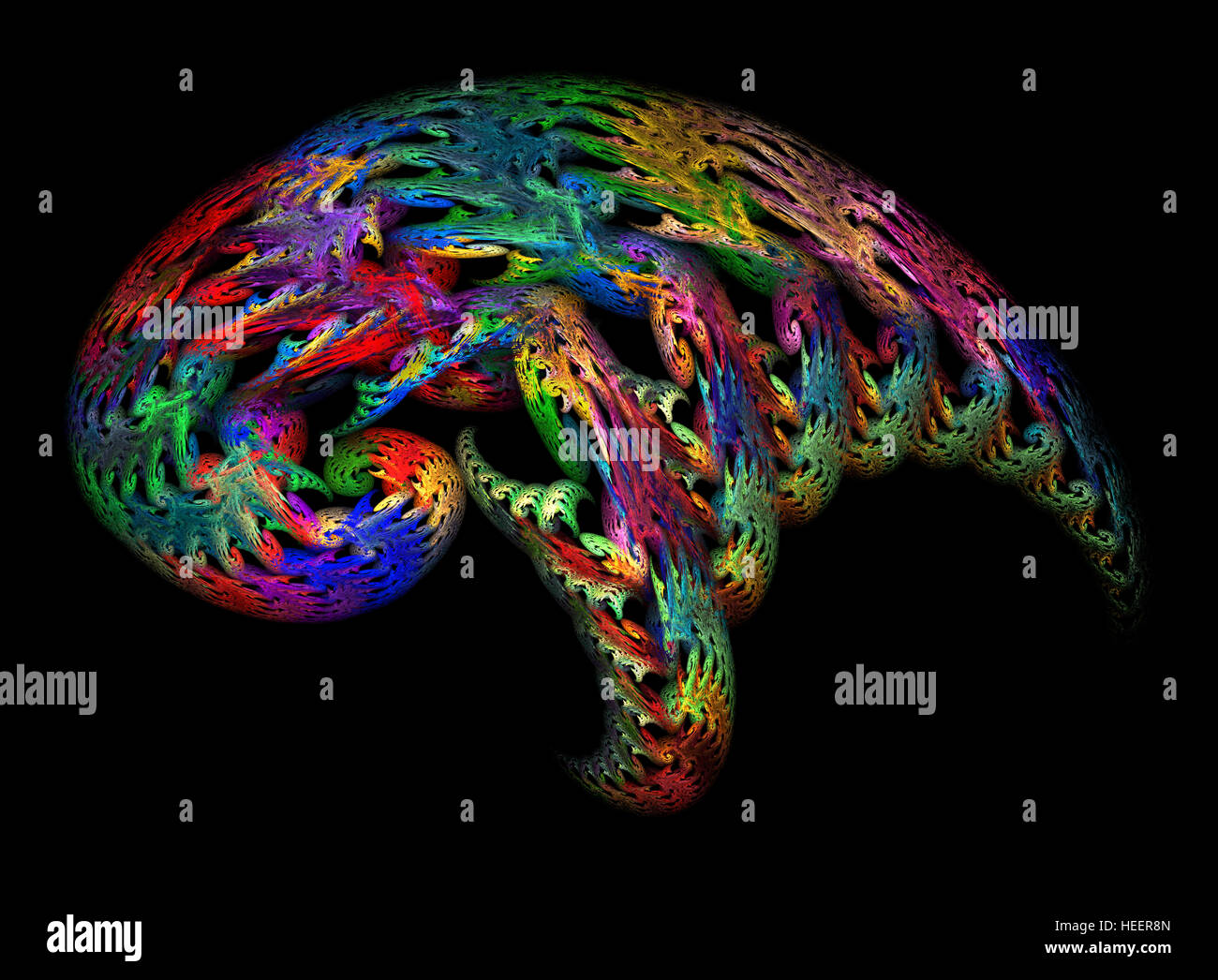 Multi Coloured Tree Stock Photo - Alamy