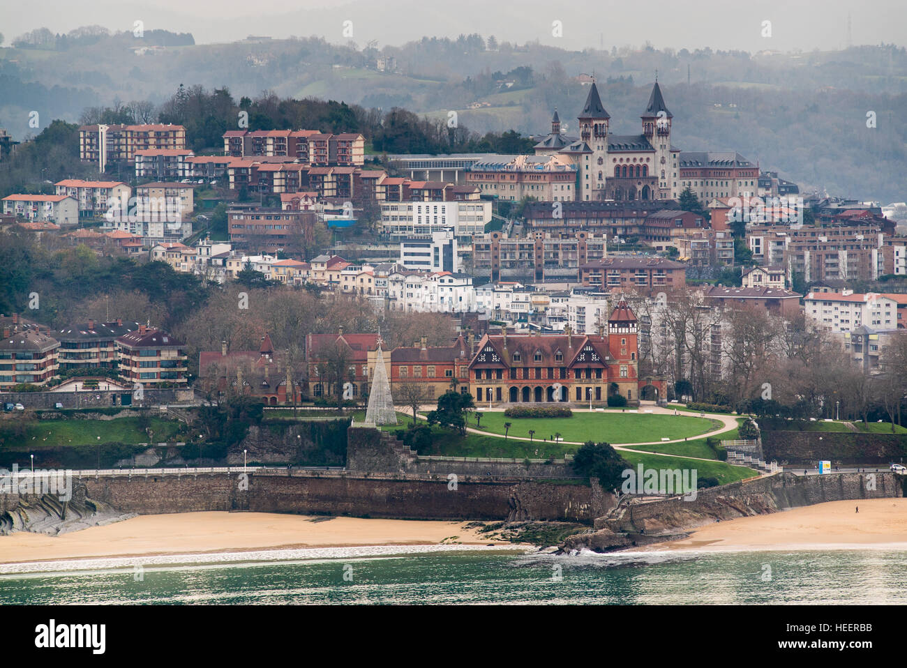Miramar Palace, San Sebastian, Spain in winter Stock Photo - Alamy