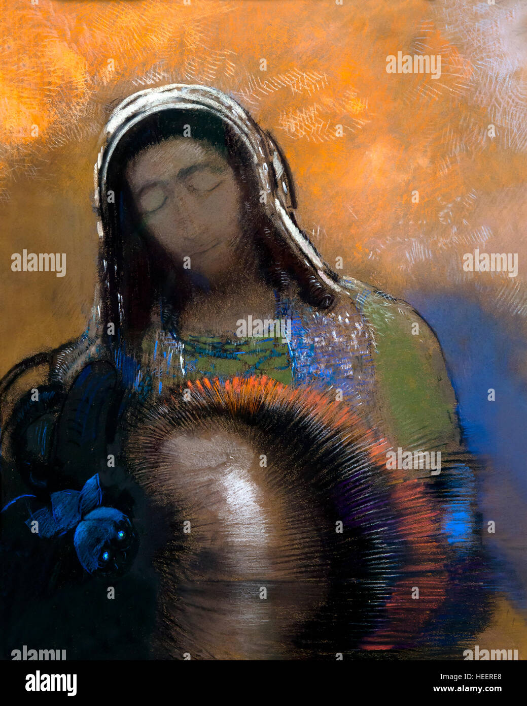 The Sacred Heart, The Buddha, Odilon Redon, 1906, Kroller-Muller Museum ...