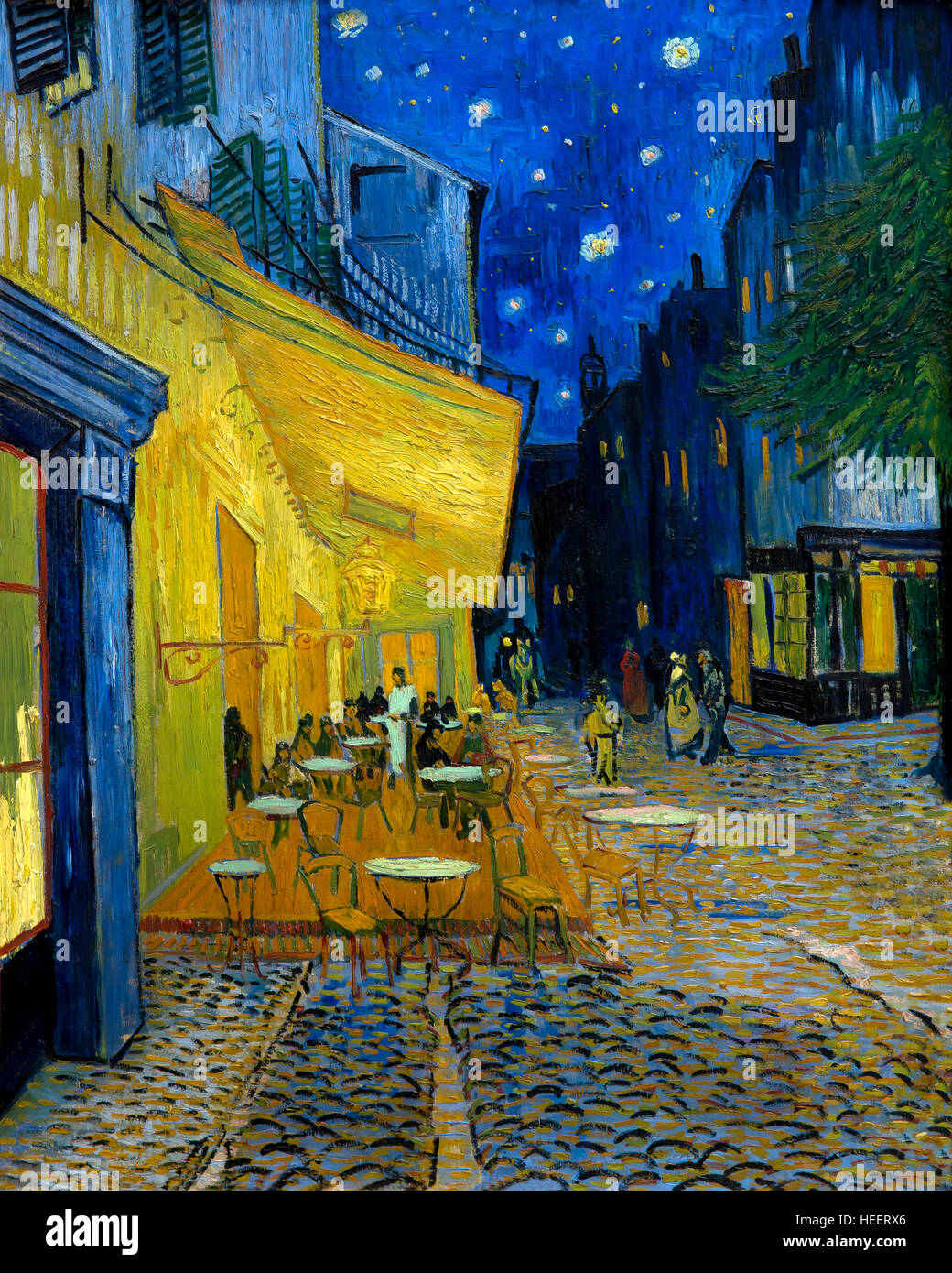 Terrace of a Cafe at Night, by Vincent van Gogh, 1888, Kroller-Muller ...