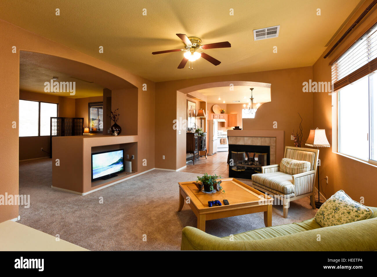 Residential Home Interior Stock Photo - Alamy