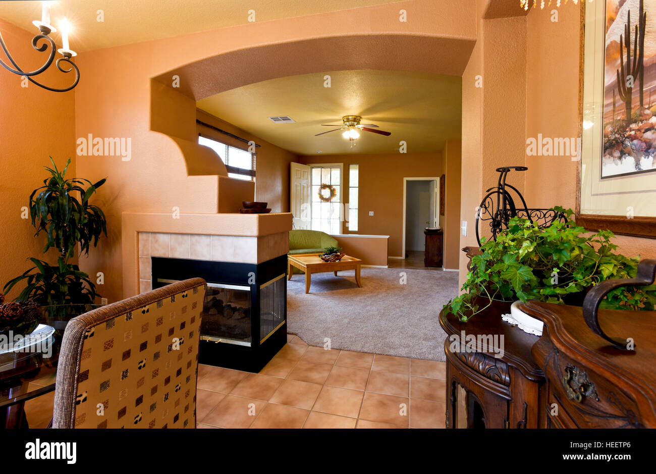 Residential Home Interior Stock Photo - Alamy
