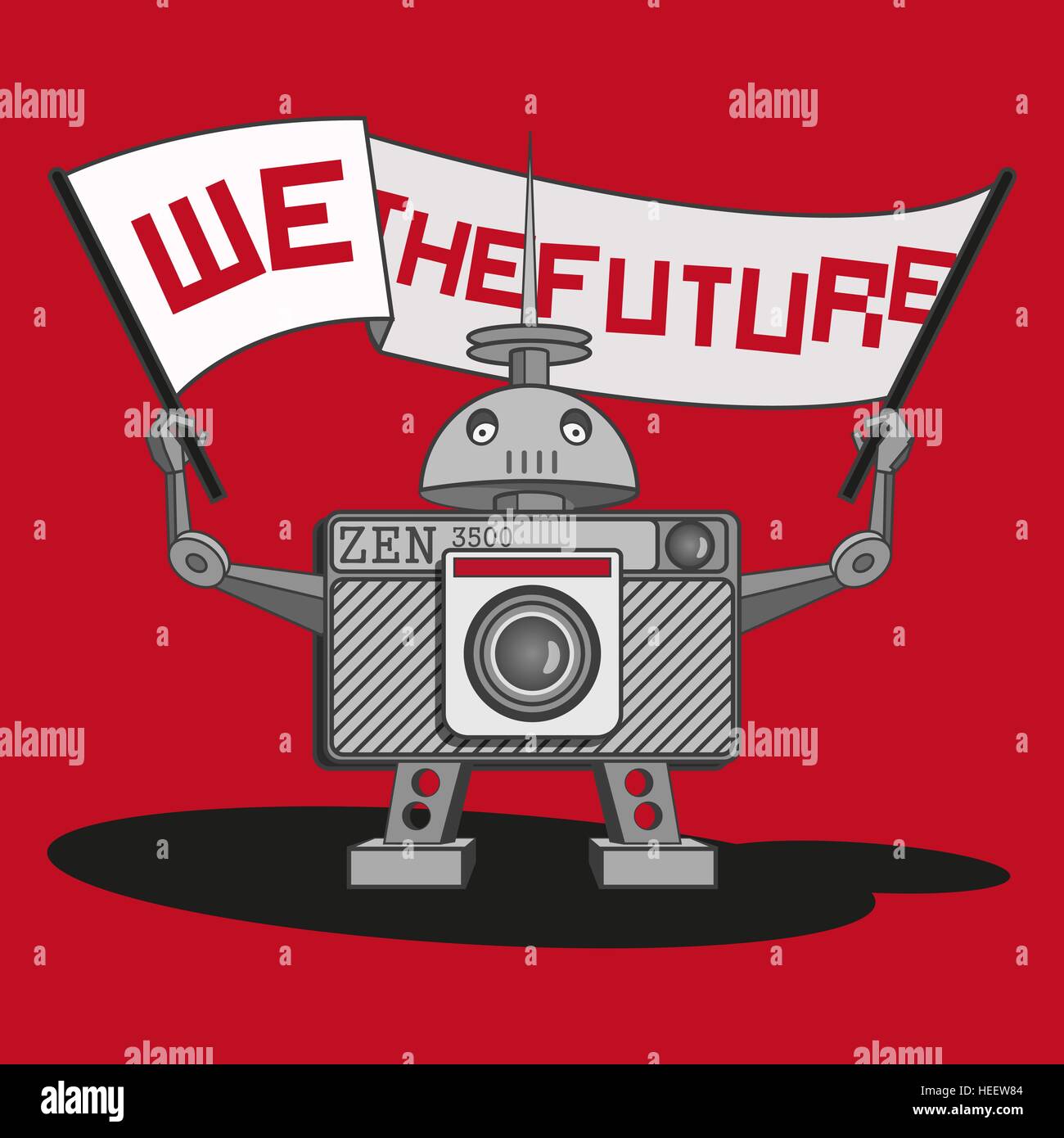 cool camera character vector design for tee Stock Vector Image & Art ...