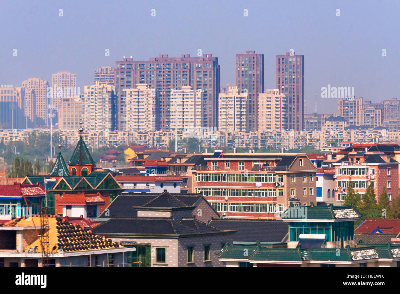 New development in the suburban area, Zhejiang Province, China Stock ...