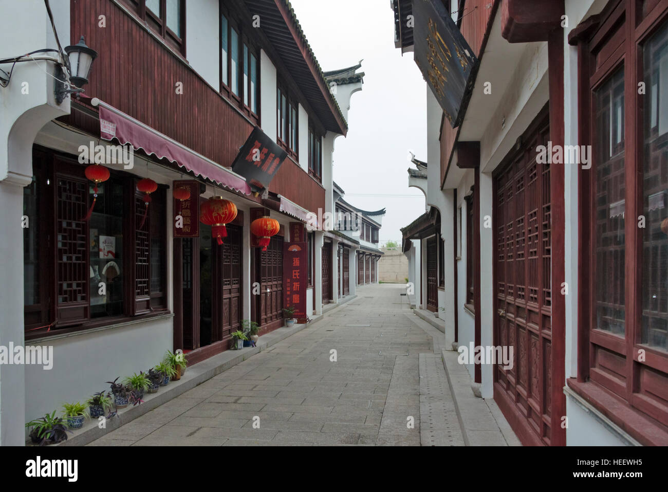 Traditional houses, Zhaojialou Water Town, Shanghai, China Stock Photo ...