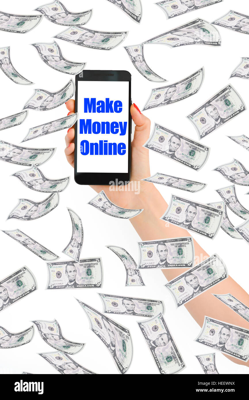 Flying money hi-res stock photography and images - Alamy
