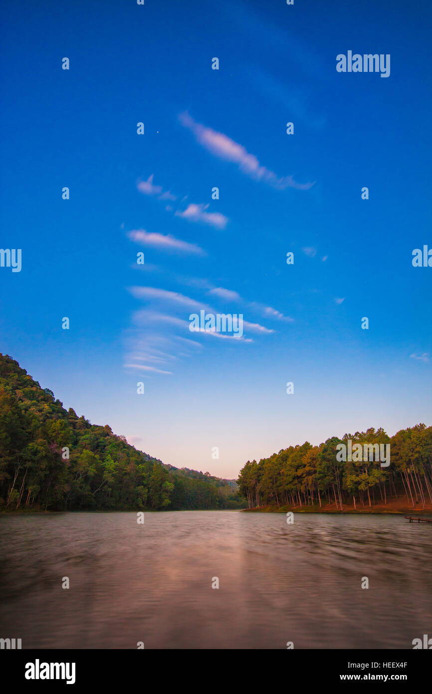 Morning in lake pang ung hi-res stock photography and images - Alamy