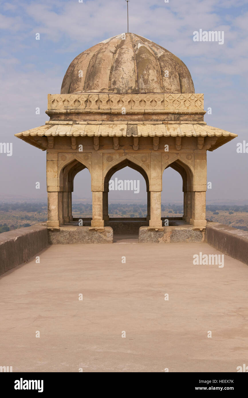 Historic Rani Rupmati's Pavilion inside the hilltop fort of Mandu in ...