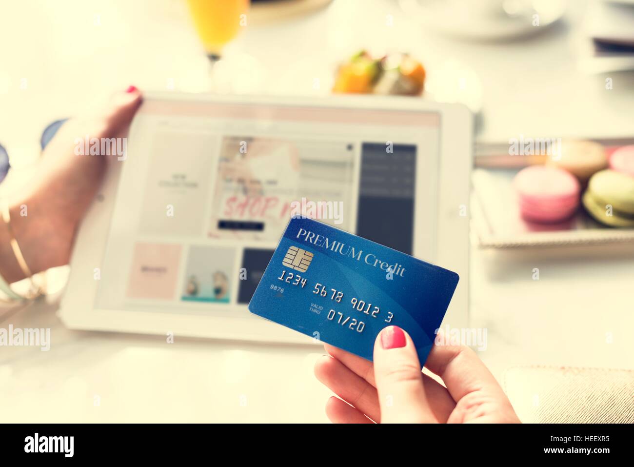 Person Shopping Online Connection Concept Stock Photo - Alamy