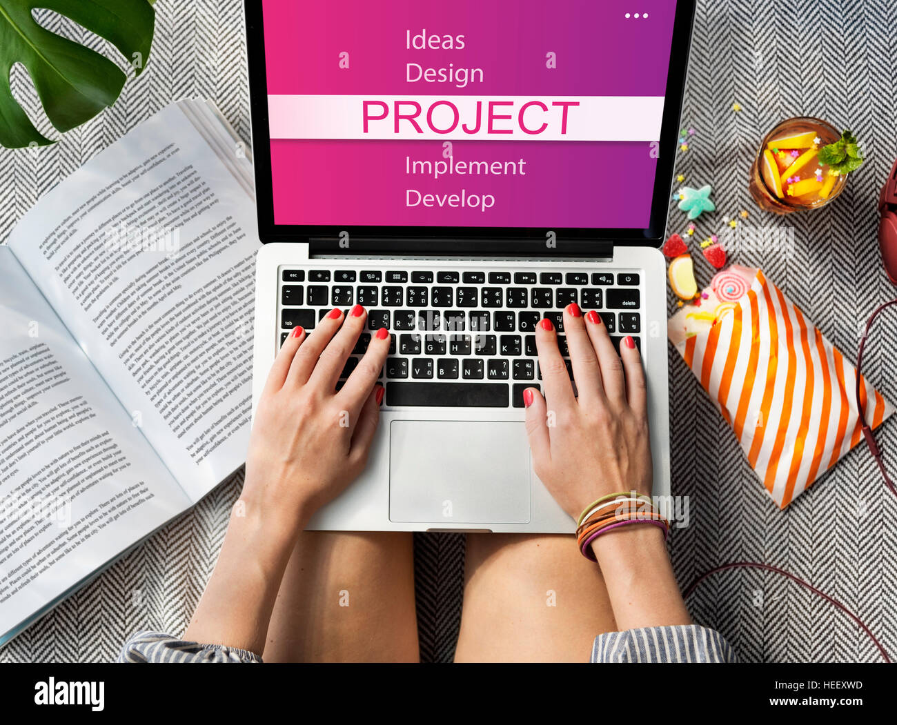 Project Design Implement Development Concept Stock Photo - Alamy