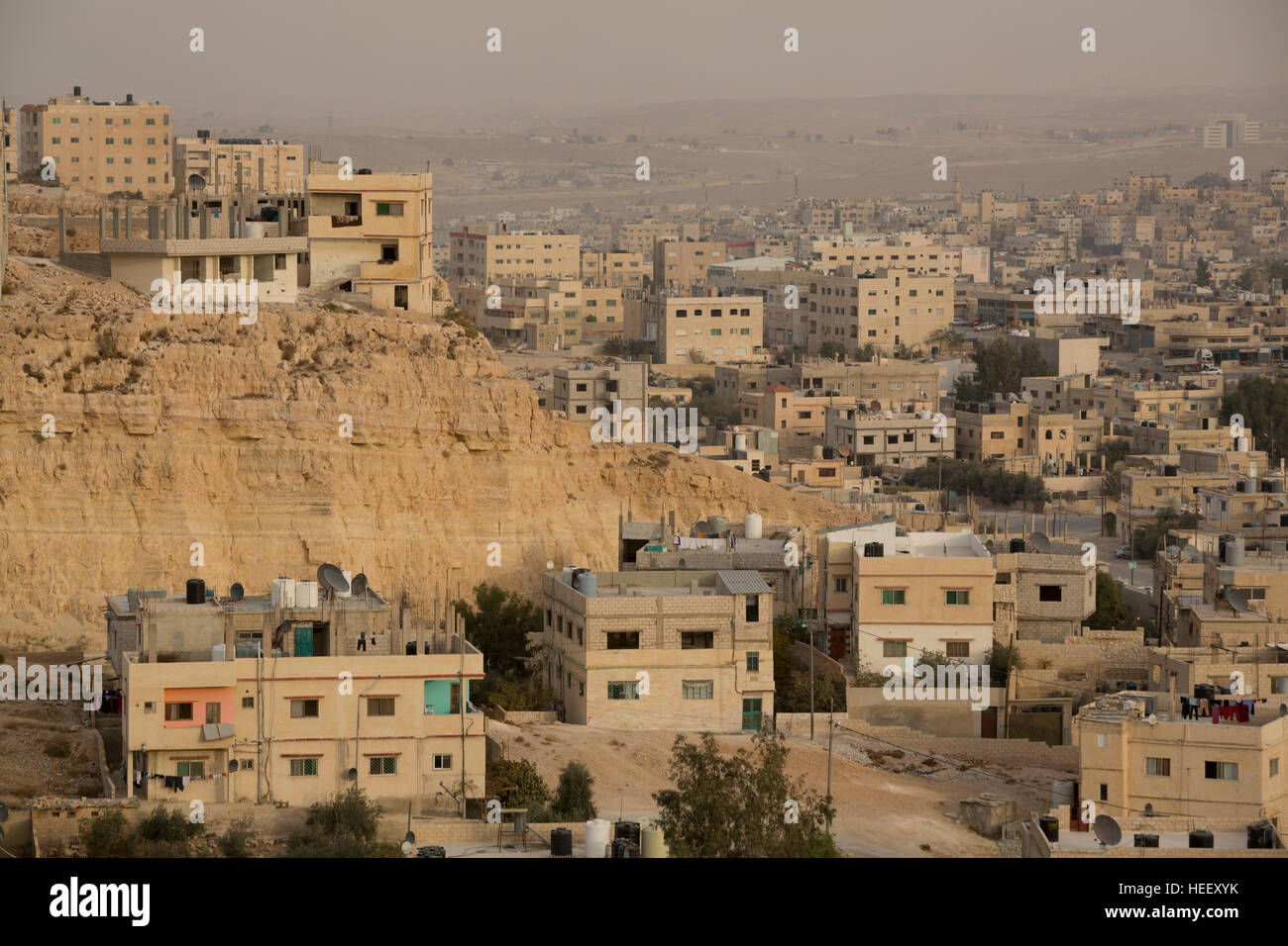 City scene in sprawling Zarqa, Jordan Stock Photo - Alamy