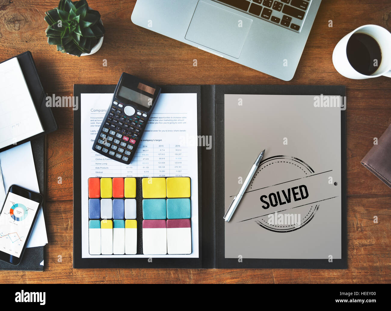 Solved Problems Ideas Creativity Brainstorming Concept Stock Photo - Alamy