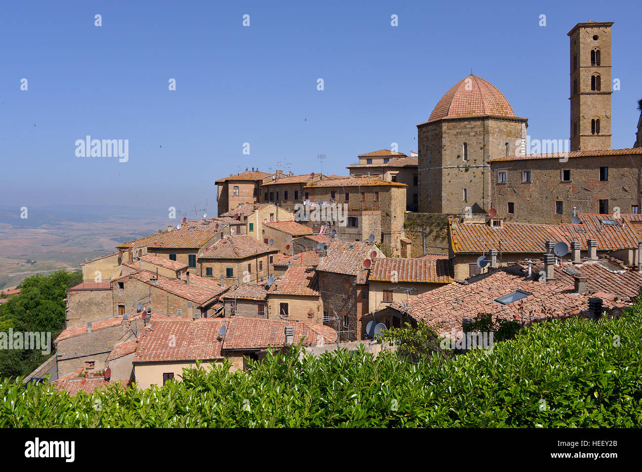 Tower Of Volterra Cathedral High Resolution Stock Photography and ...