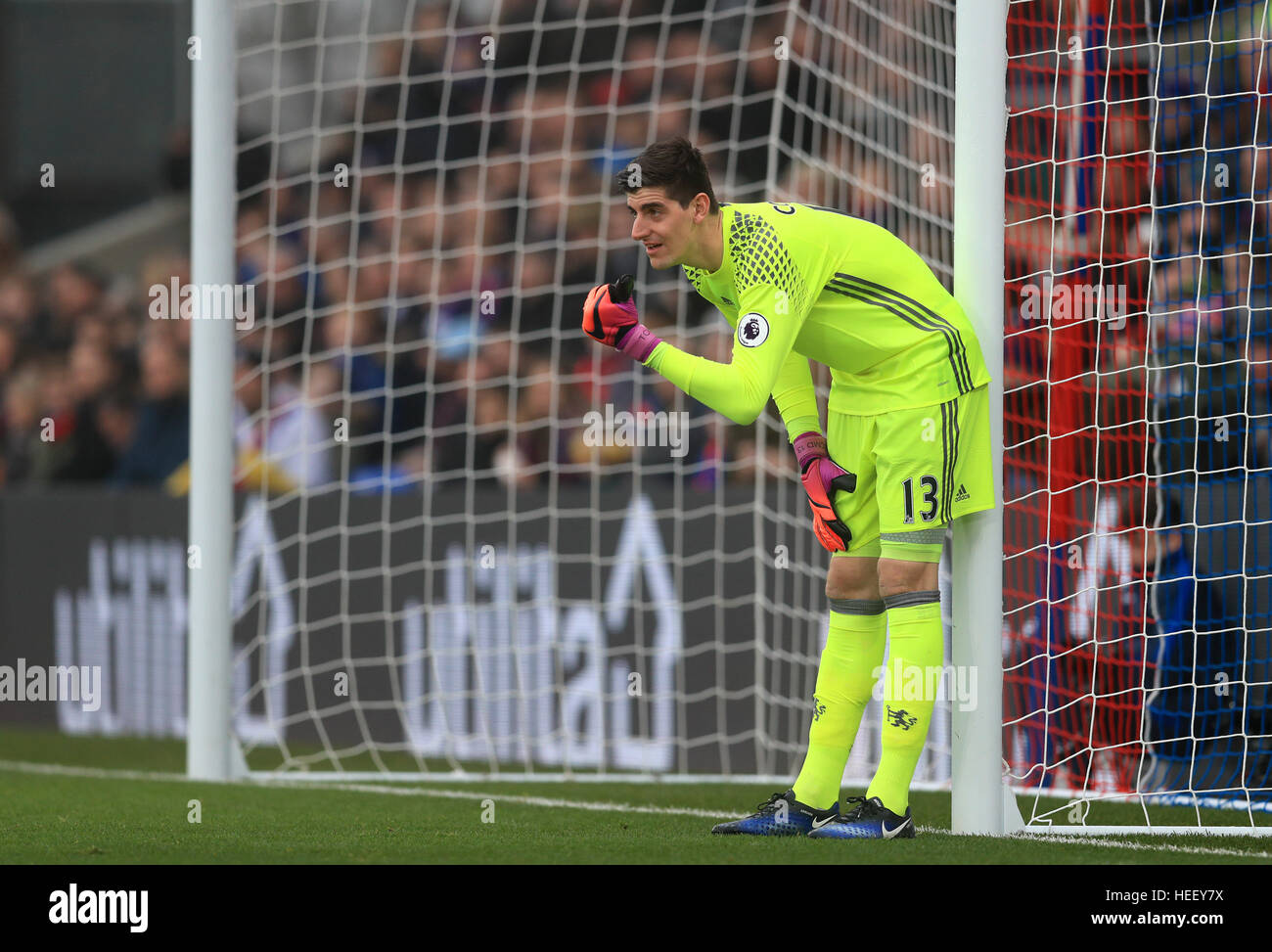Chelsea goalkeeper Thibaut Courtois Stock Photo - Alamy