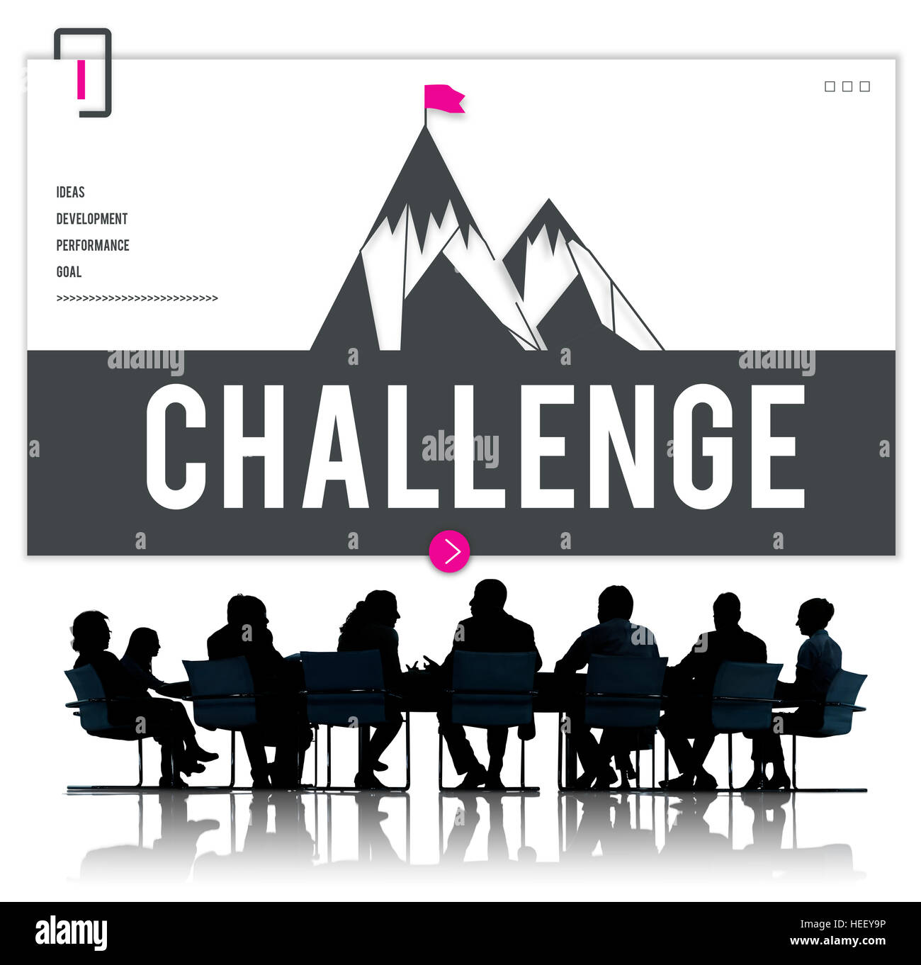 Challenge Target Improvement Strategy Concept Stock Photo - Alamy