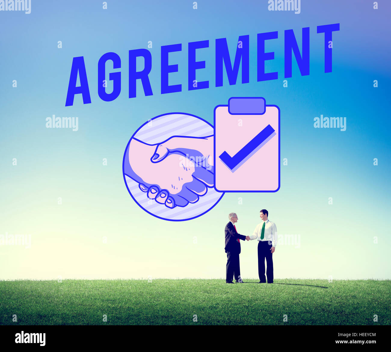 Business Agreement Deal Handshake Graphic Concept Stock Photo - Alamy