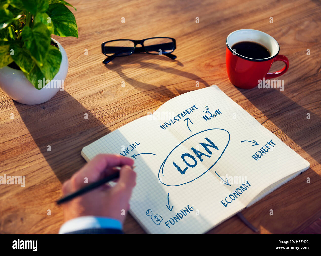 Financial Income Economic Diagram Money Concept Stock Photo - Alamy