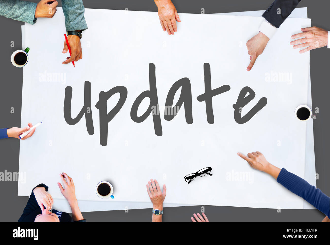 Update New Software Programming Upgrade Innovation Concept Stock Photo ...