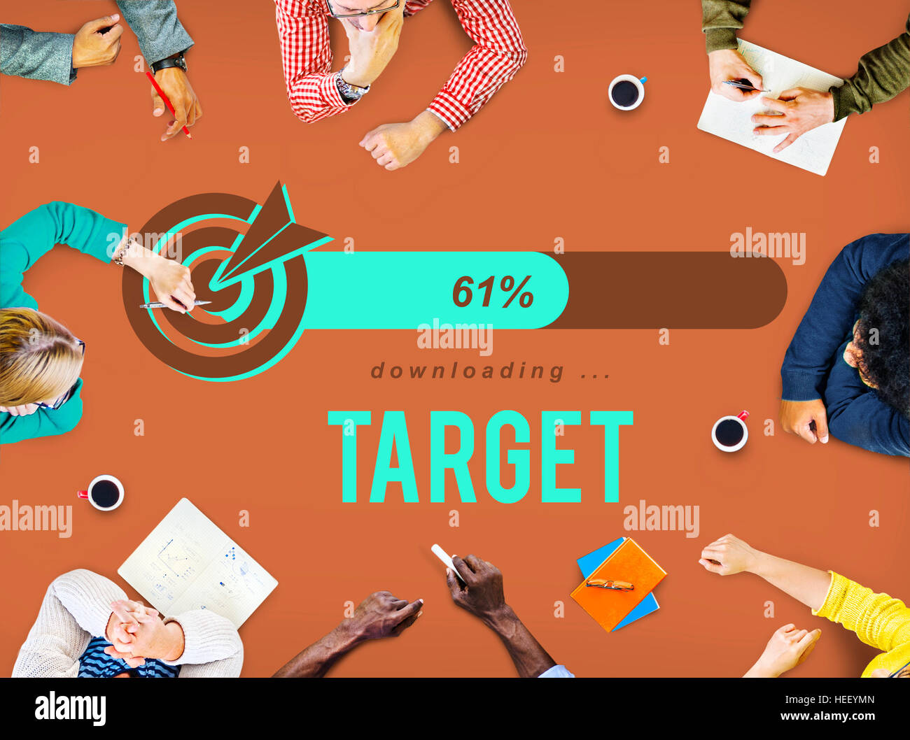 Target Success Strategy Performance Mission Concept Stock Photo - Alamy
