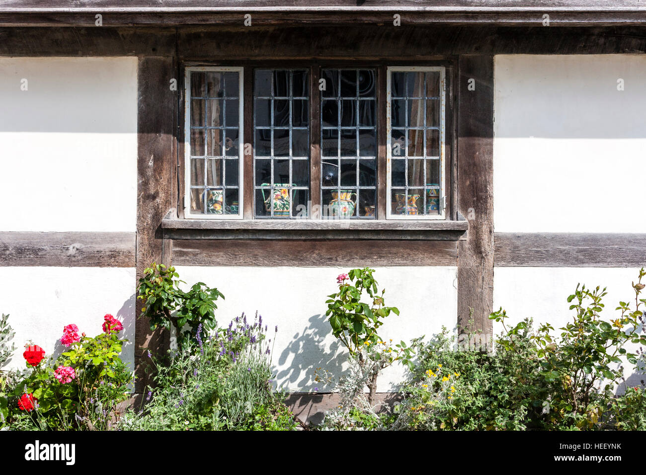 Typical 16th century house wood framed window, f St Anthony's timber ...