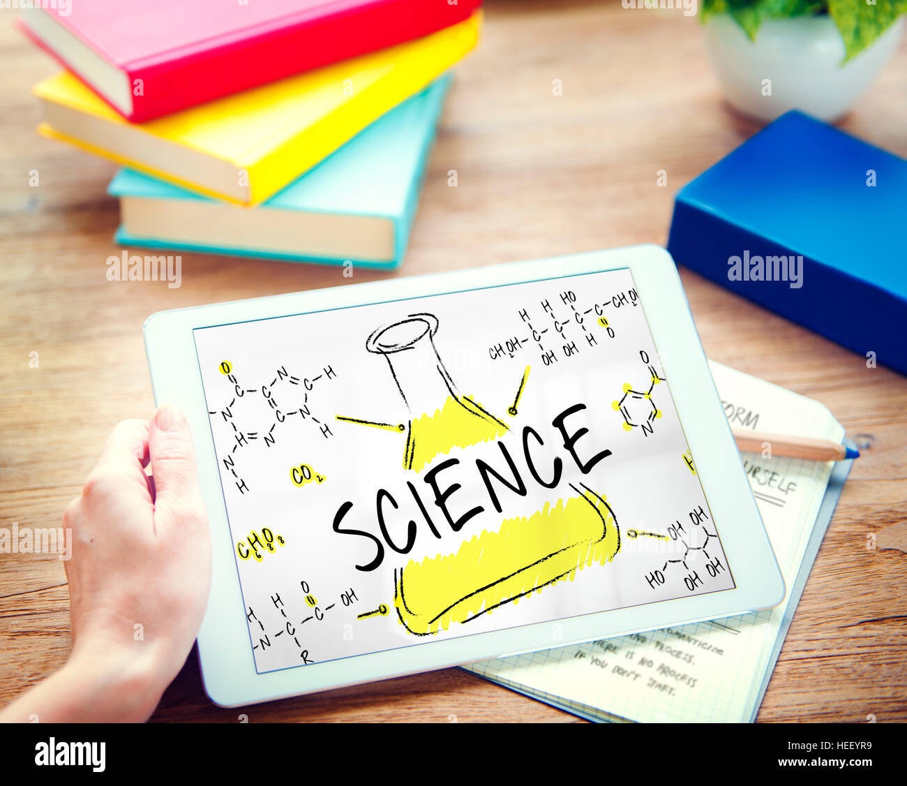 Science Experiment Laboratory Formula Chemical Concept Stock Photo - Alamy