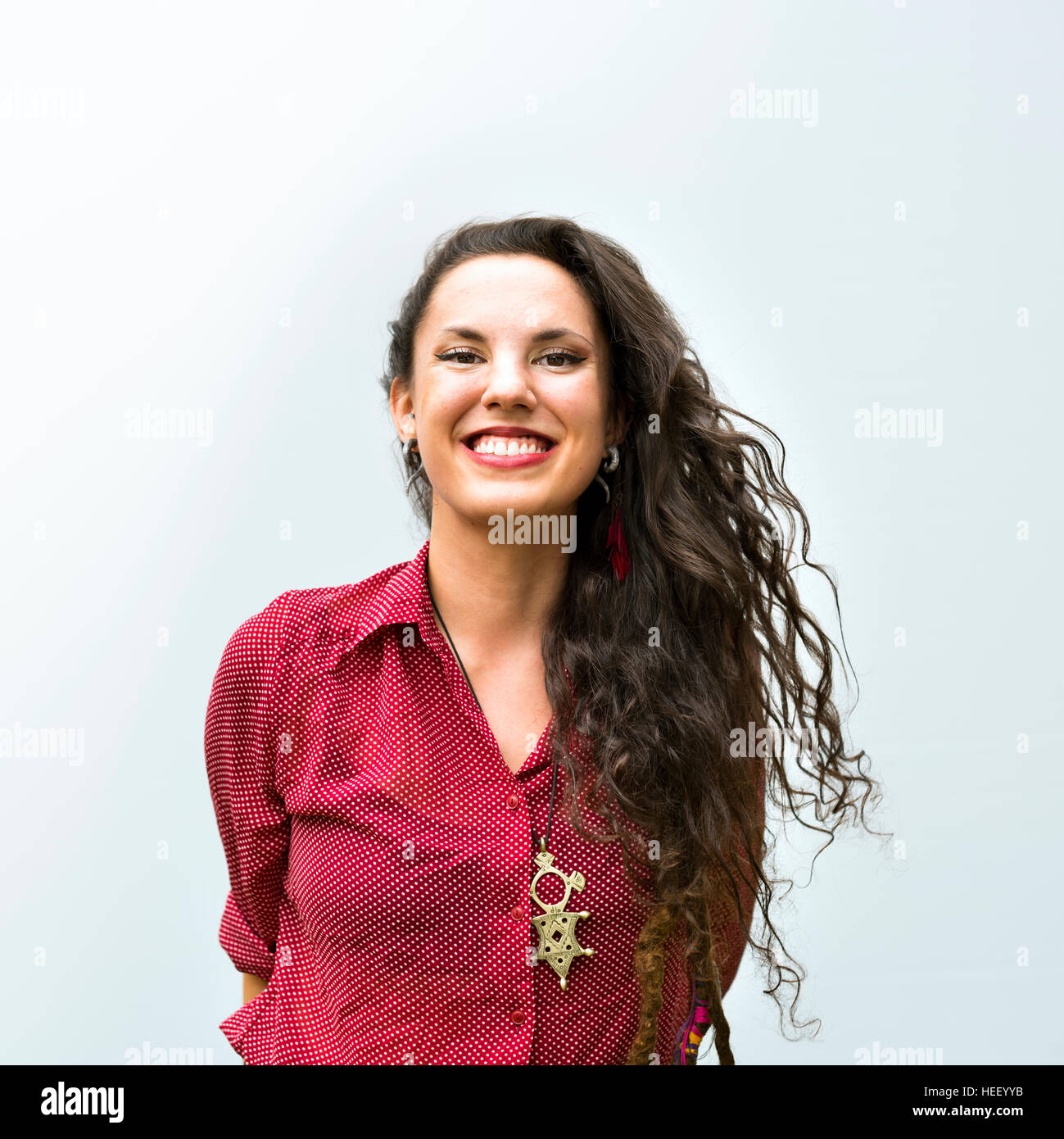 Caucasian Ethnicity Beautiful Cheerful Concept Stock Photo - Alamy