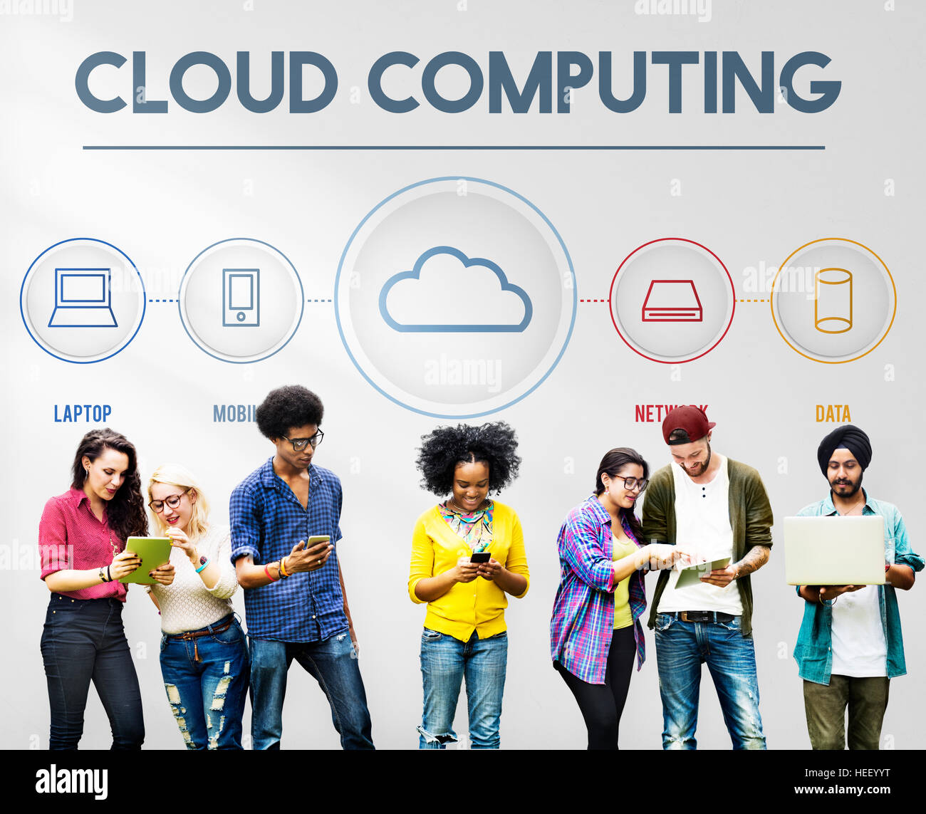 Cloud Computing Data Digital Storage Graphic Concept Stock Photo - Alamy