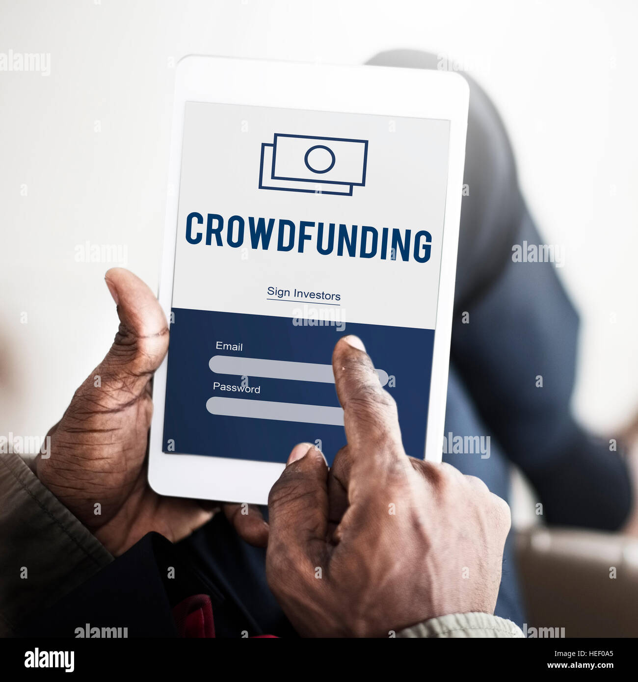 Crowdfunding Money Business Enterprise Graphic Concept Stock Photo - Alamy