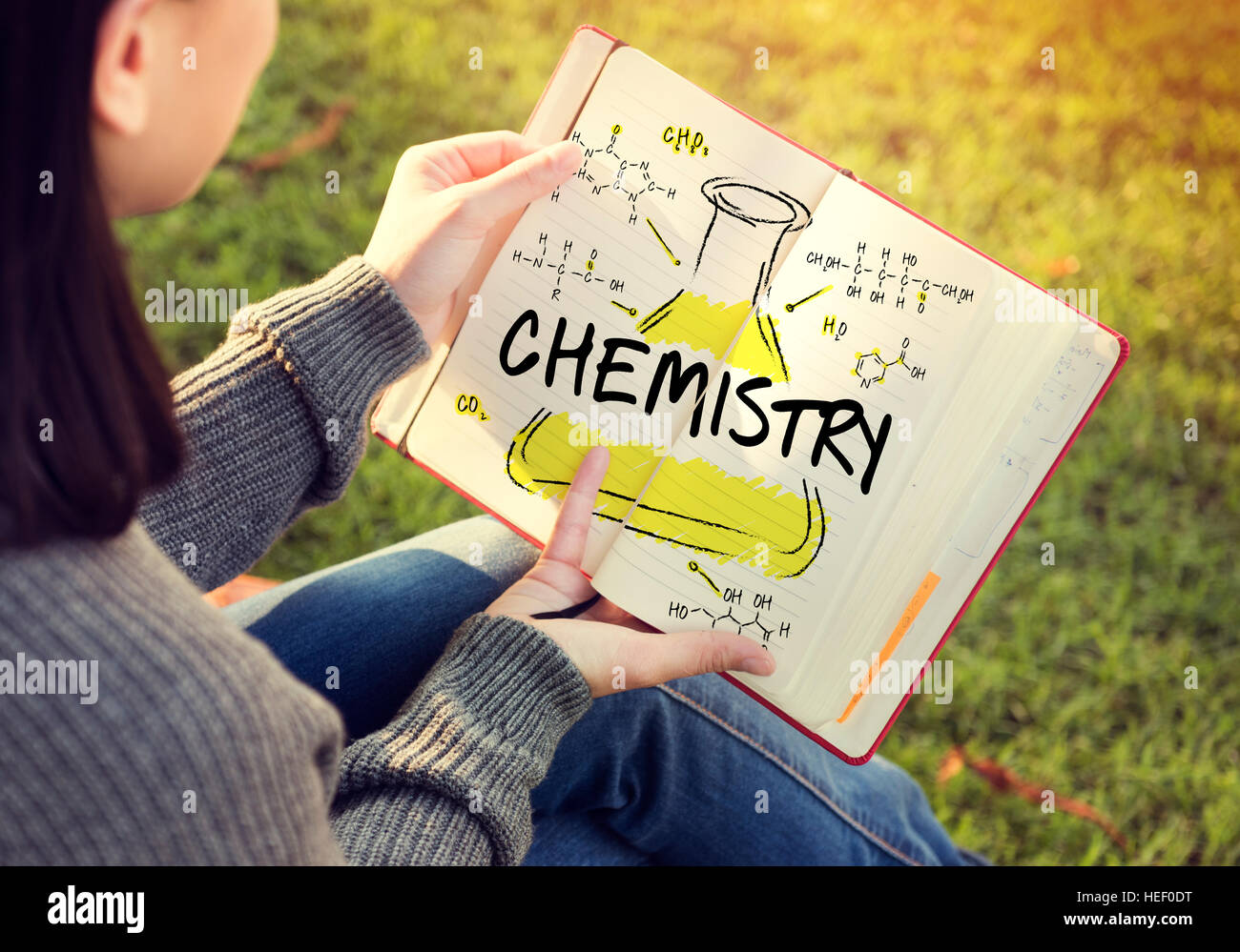 Science Experiment Laboratory Formula Chemical Concept Stock Photo - Alamy
