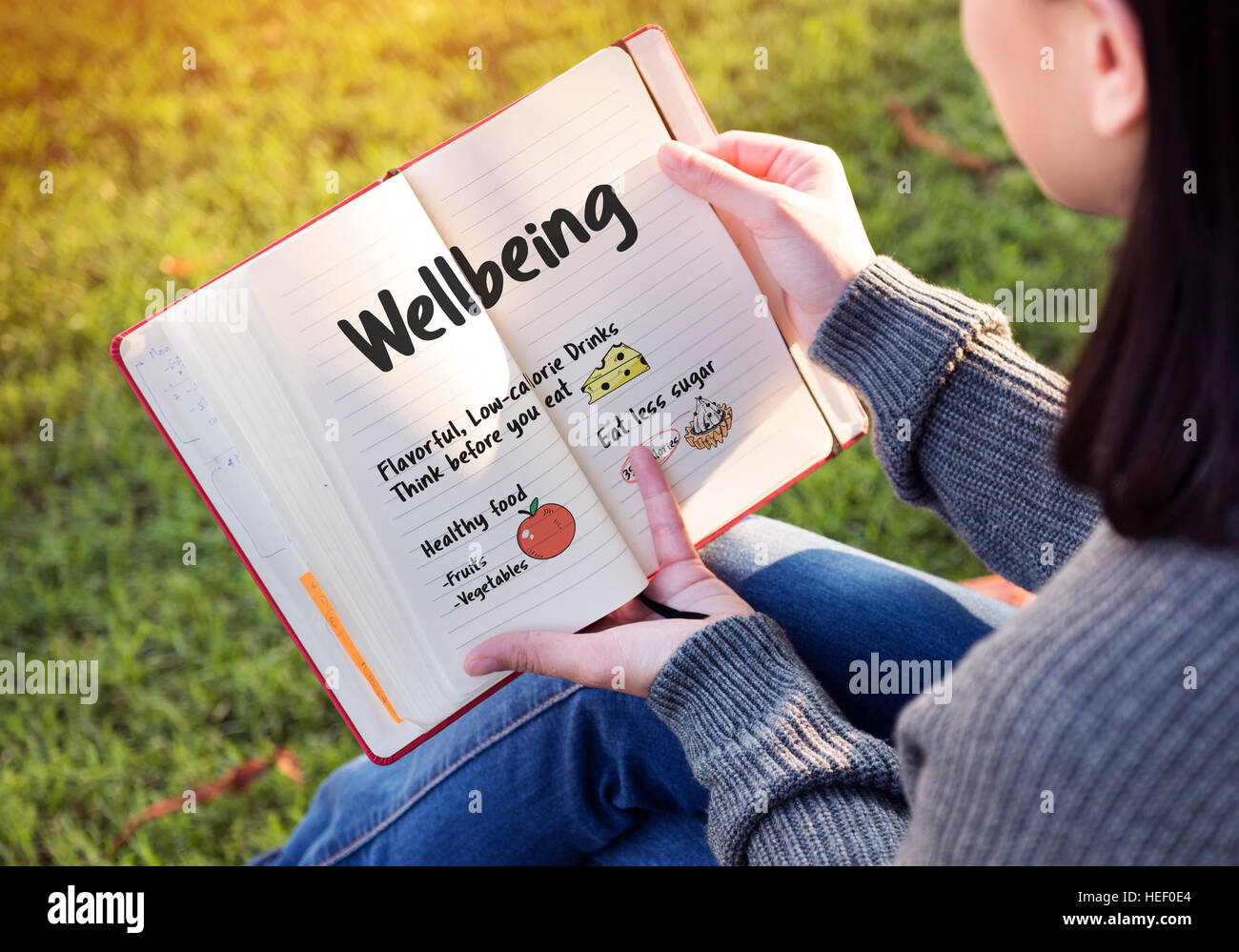 Healthy Diet Notes To Do List Concept Stock Photo - Alamy