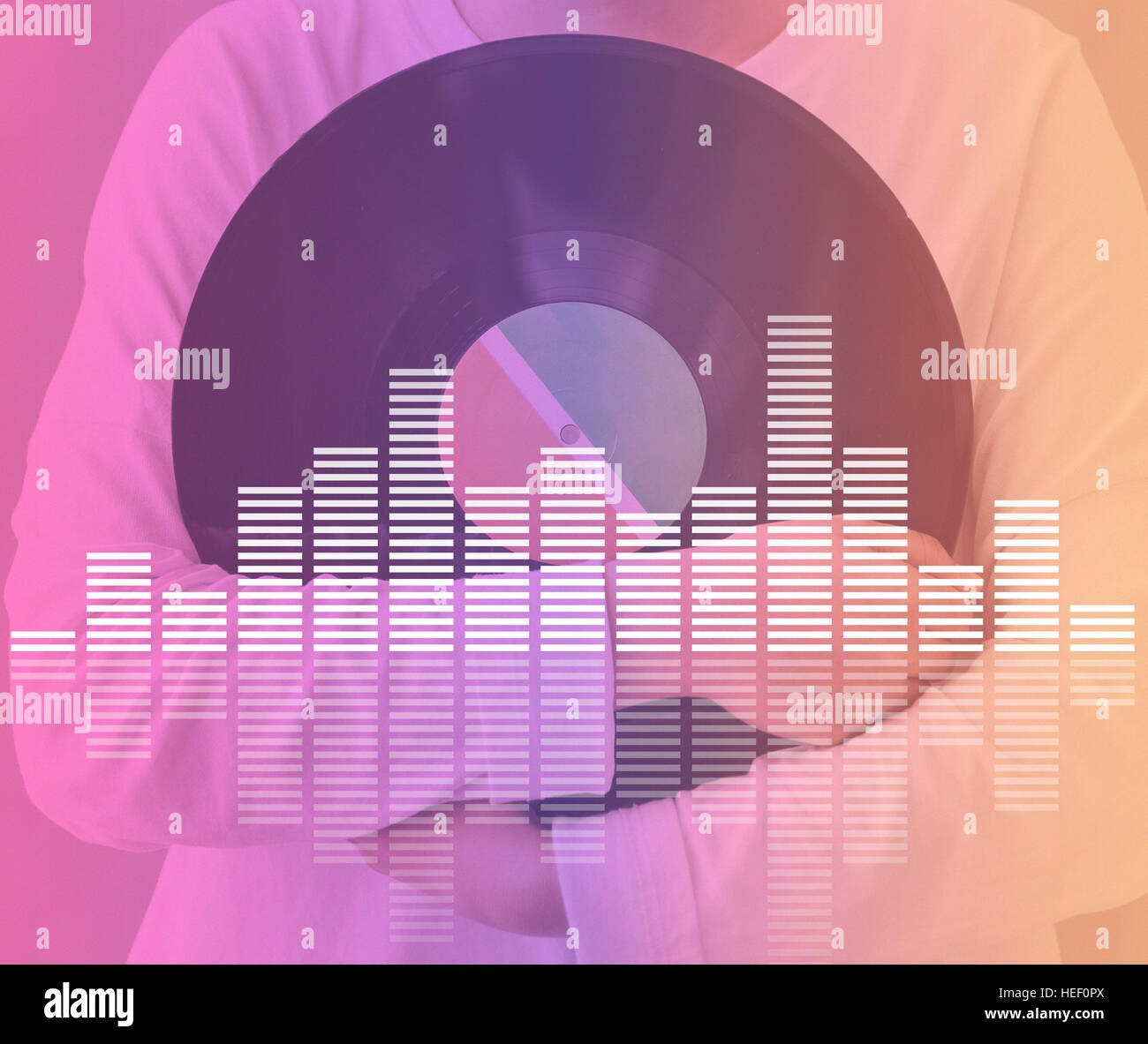 Audio Digital Equalizer Music Tunes Sound Wave Graphic Concept Stock ...