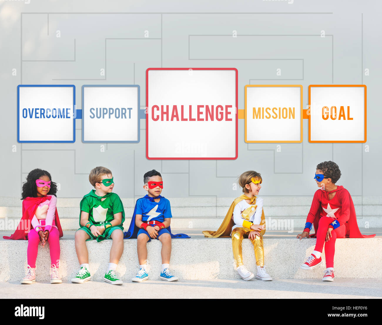 Aim Ambition Challenge Overcome Goal Concept Stock Photo - Alamy
